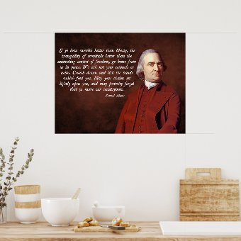 Samuel Adams Liberty Poster | Zazzle