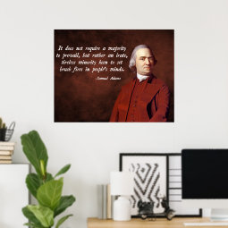 Samuel Adams Quote Poster | Zazzle