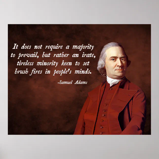 Samuel Adams Quote Poster | Zazzle