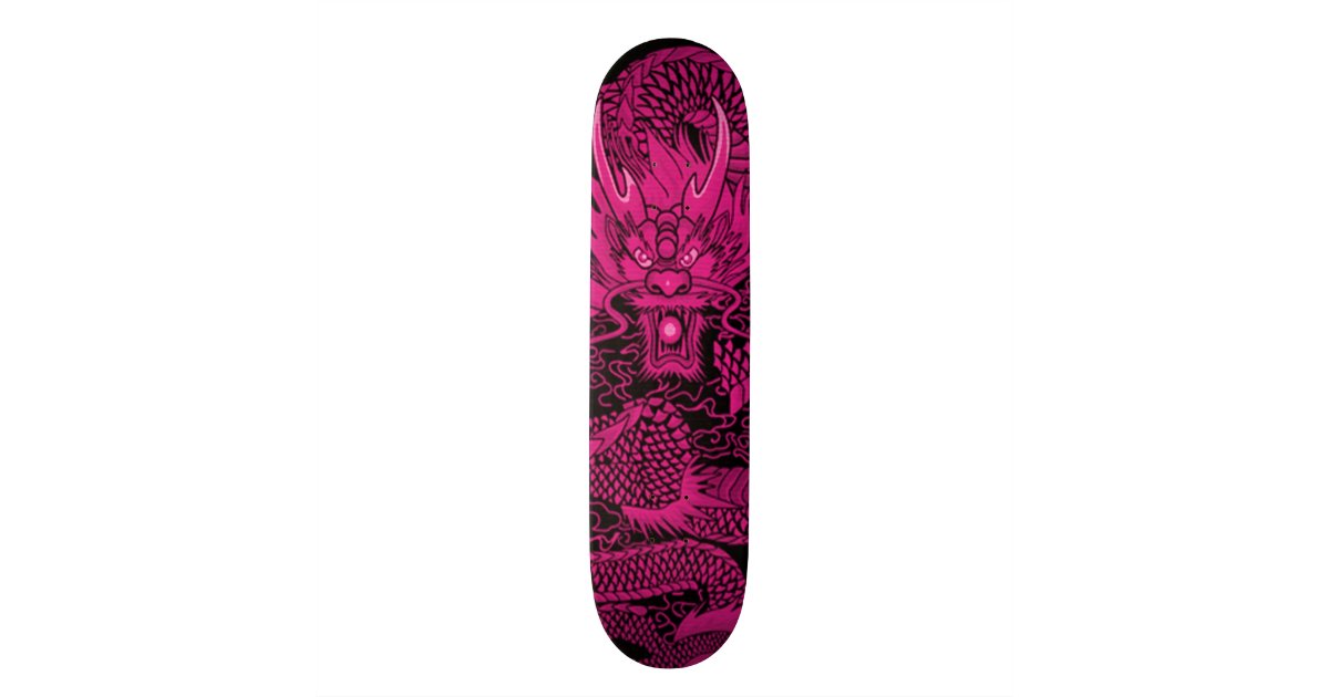 Samurai Girl One Pink Element Custom Pro Deck | Zazzle.com