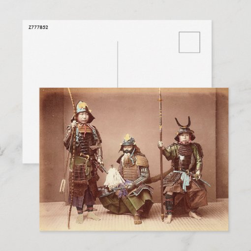 Samurai in Armour Postcard | Zazzle