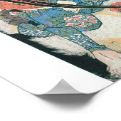 Samurai Killing a Demon, Ancient Japanese Painting Poster | Zazzle