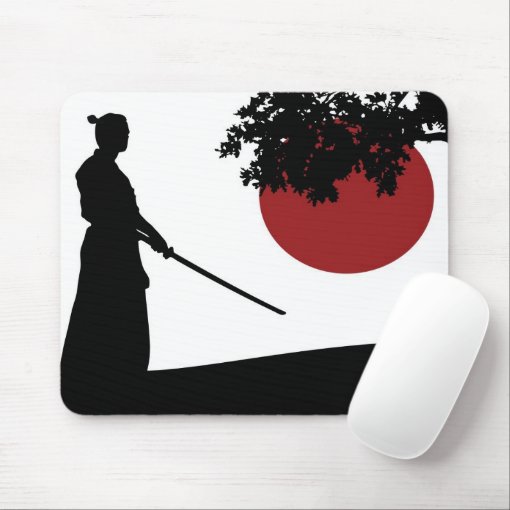 Samurai Mouse Pad | Zazzle