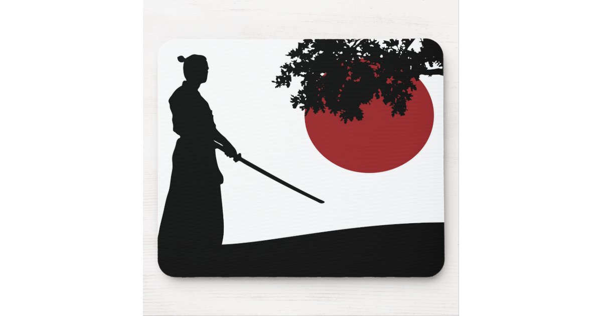 Samurai Mouse Pad | Zazzle