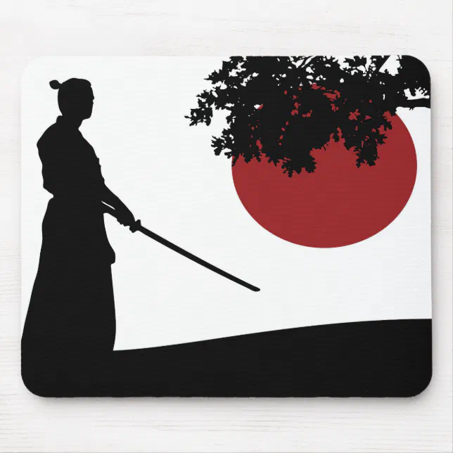 Samurai Mouse Pad | Zazzle