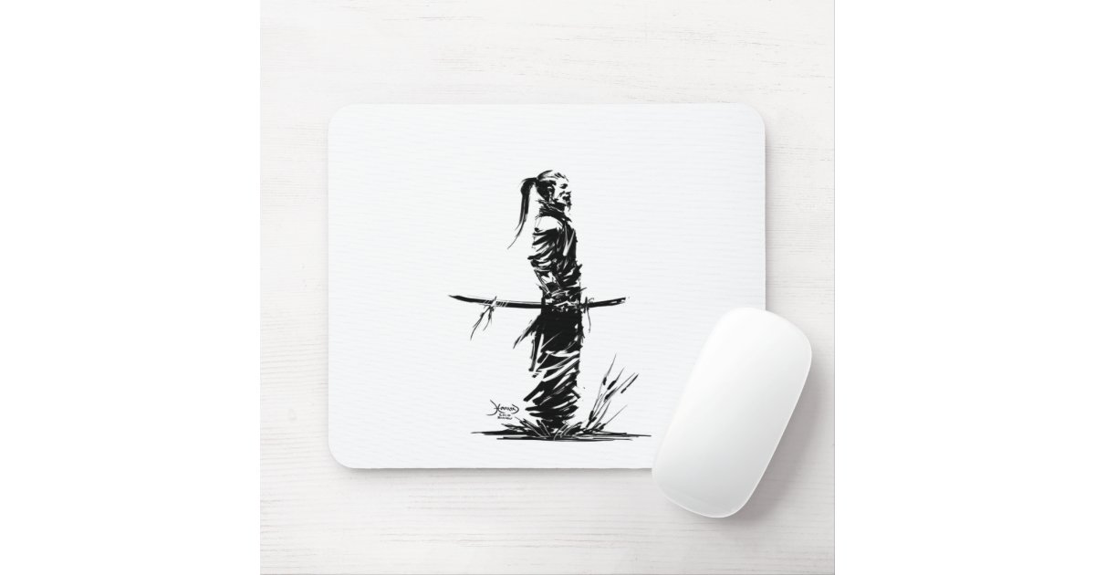 Samurai Mouse Pad | Zazzle