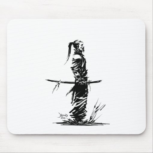 Samurai Mouse Pad | Zazzle