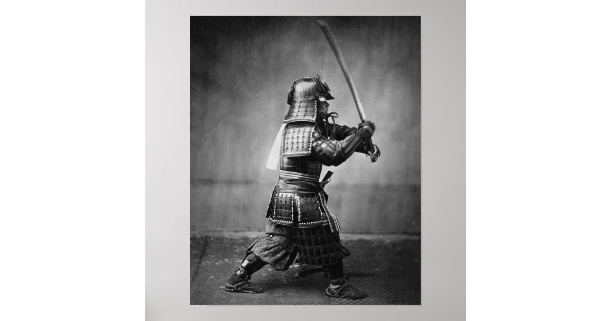 Samurai Stance Poster | Zazzle
