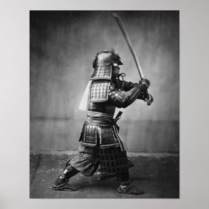 Samurai Stance Poster | Zazzle.com