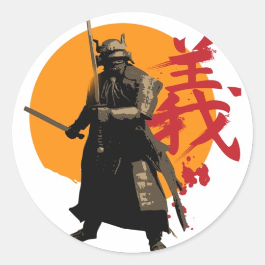 Samurai Warrior Sticker | Zazzle.com