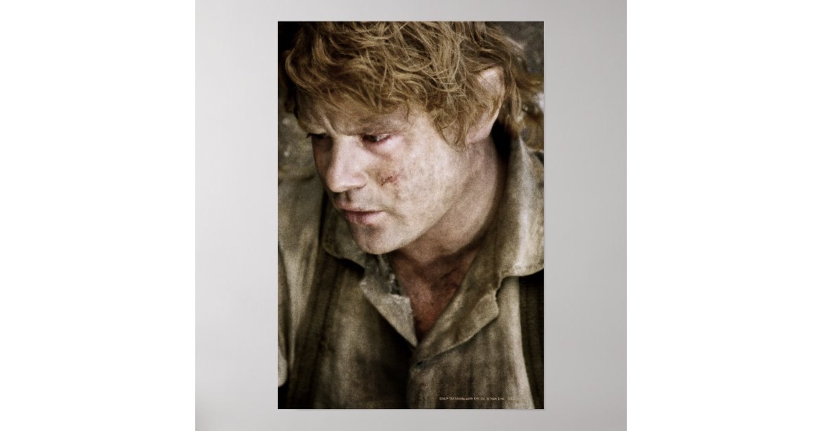 Samwise side face poster | Zazzle
