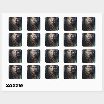 Samwise Square Sticker | Zazzle