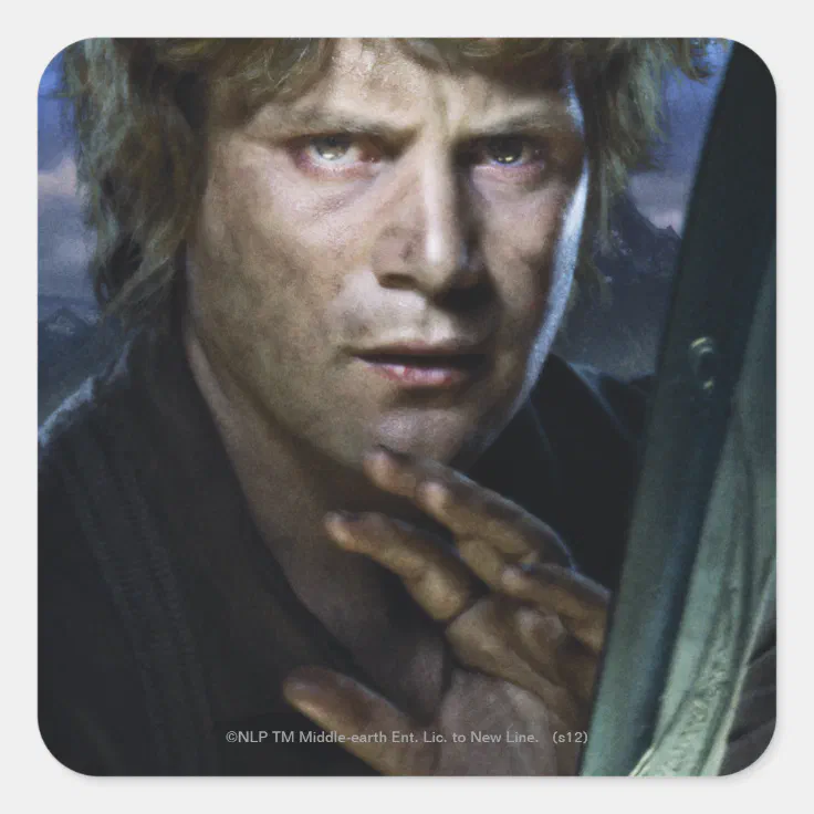 Samwise Square Sticker | Zazzle