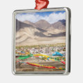 Samye monastery aerial view - Tibet, Asia Metal Ornament | Zazzle