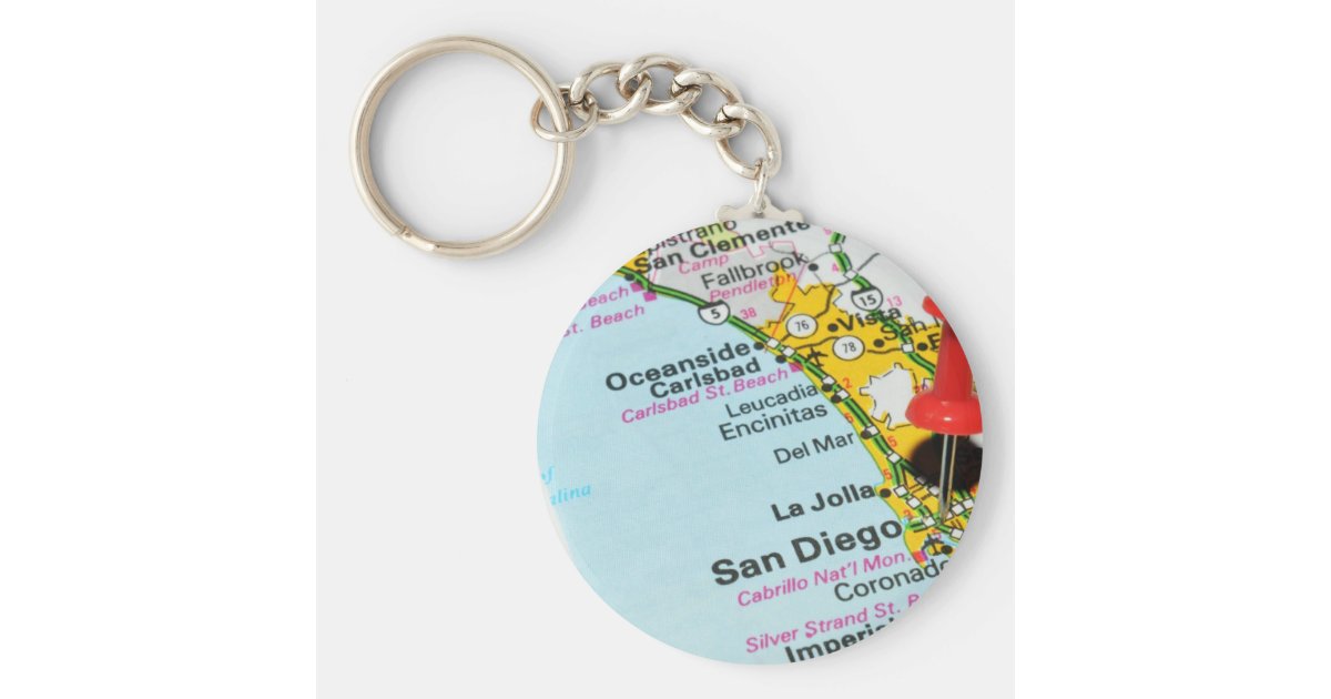 San Diego, California Keychain | Zazzle.com
