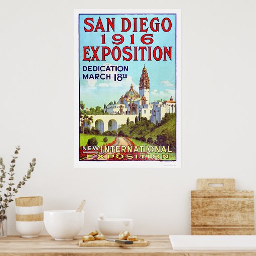 San Diego Exposition 1916 Poster | Zazzle