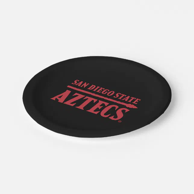 San Diego State Aztecs Paper Plates | Zazzle