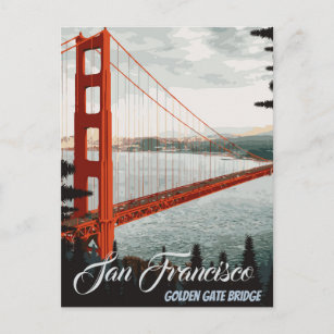 Golden Gate Bridge Postcards - No Minimum Quantity | Zazzle