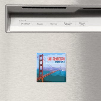 San Francisco California Golden Gate Bridge Magnet | Zazzle