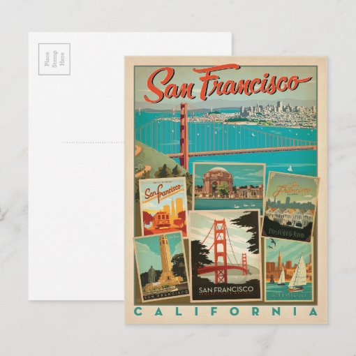 San Francisco, California Postcard | Zazzle