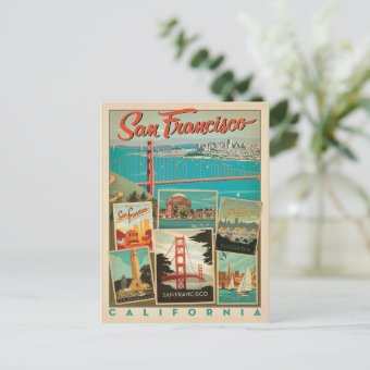 San Francisco, California Postcard | Zazzle