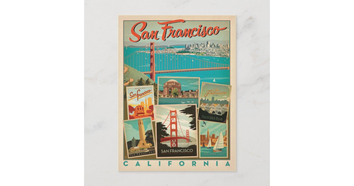 San Francisco, California Postcard | Zazzle