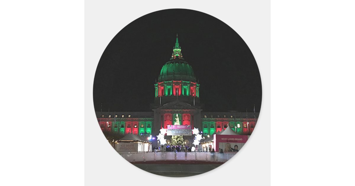 San Francisco City Hall #4 Stickers | Zazzle