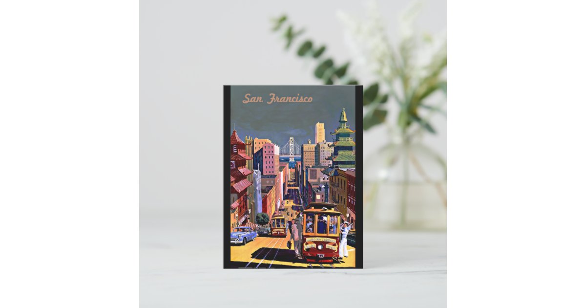 San Francisco City View Postcard | Zazzle