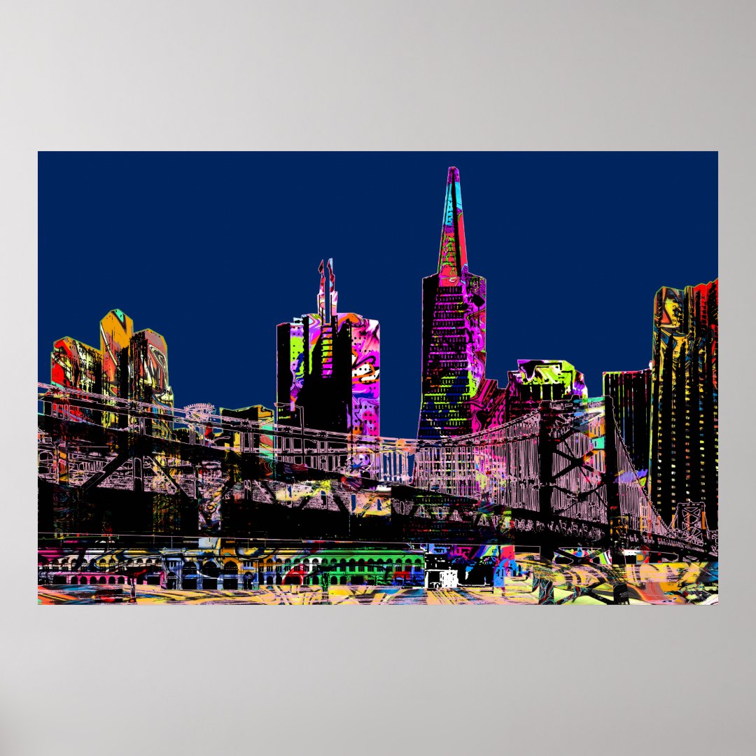 San Francisco graffiti Poster | Zazzle