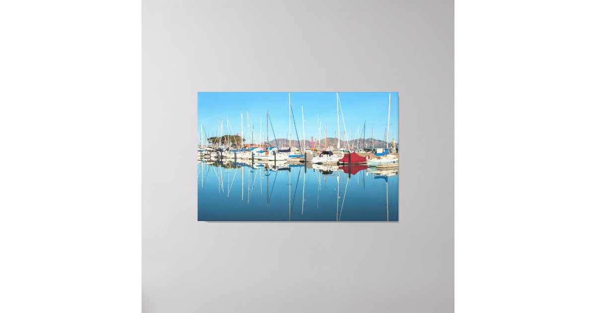 San Francisco Marina Canvas Print | Zazzle