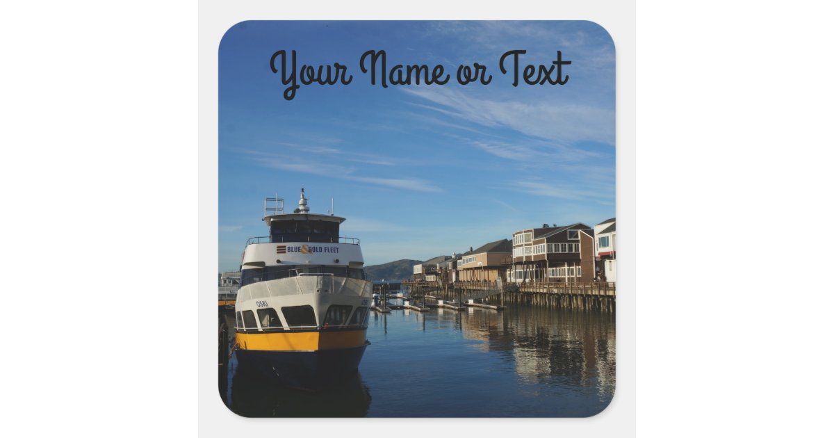 San Francisco Pier 39 #6 Stickers | Zazzle
