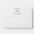 San Francisco Skyline Wedding Envelope | Zazzle