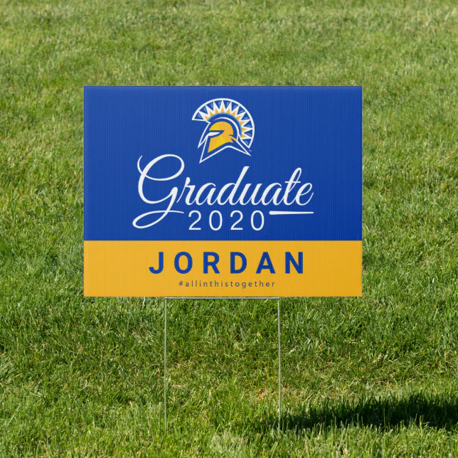 San Jose State Spartans 2020 Graduate Sign | Zazzle