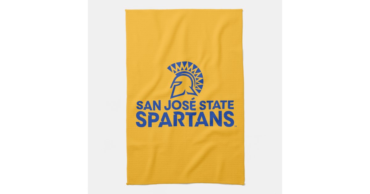 San Jose State Spartans Logo Wordmark Kitchen Towel | Zazzle