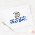 San Jose State Spartans Logo Wordmark Rectangular Sticker | Zazzle