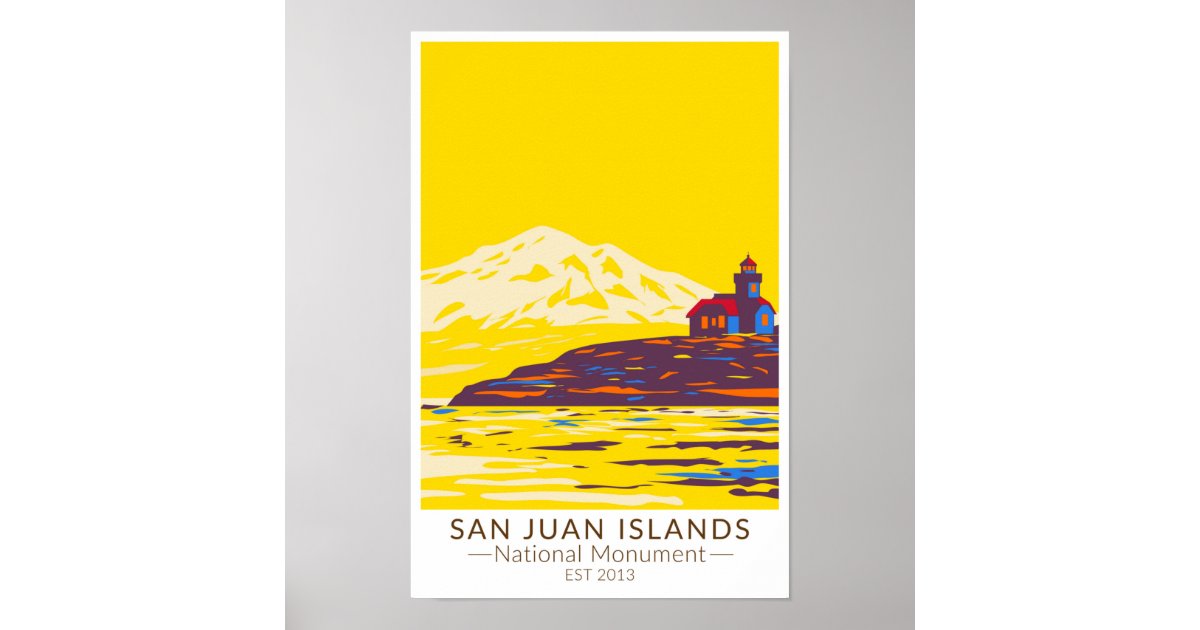San Juan Islands National Monument Washington Poster | Zazzle