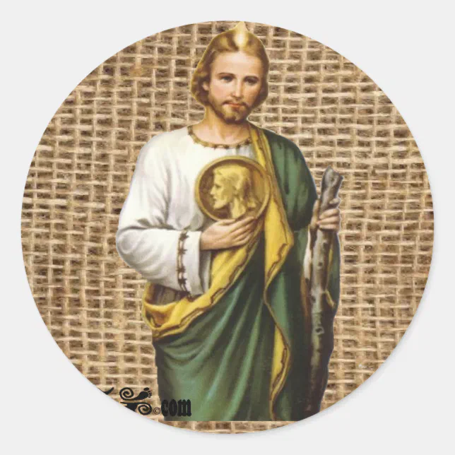 SAN JUDAS,ST JUDE CUSTOMIZABLE PRODUCTS CLASSIC ROUND STICKER | Zazzle