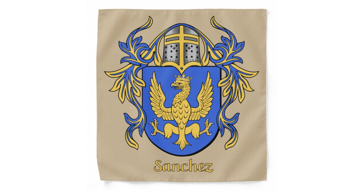 Sanchez Historical Coat of Arms Bandana | Zazzle