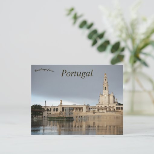 Sanctuary of Fatima Portugal Postcard | Zazzle