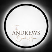 Sand and Shells LED Sign | Zazzle