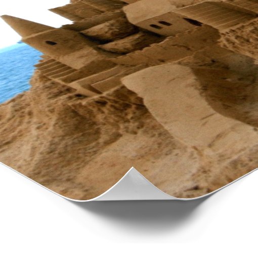 Sand Castle Poster | Zazzle