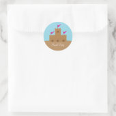 Sand Castle Stickers | Zazzle