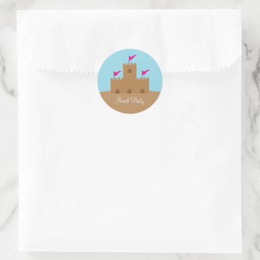 Sand Castle Stickers | Zazzle