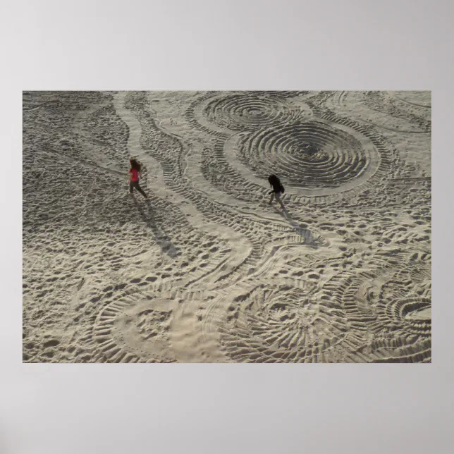 Sand Circle Poster #3 | Zazzle