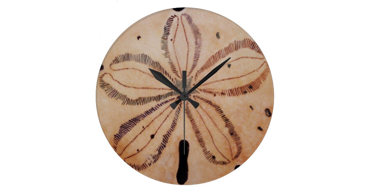 Sand Dollar Clock | Zazzle.com