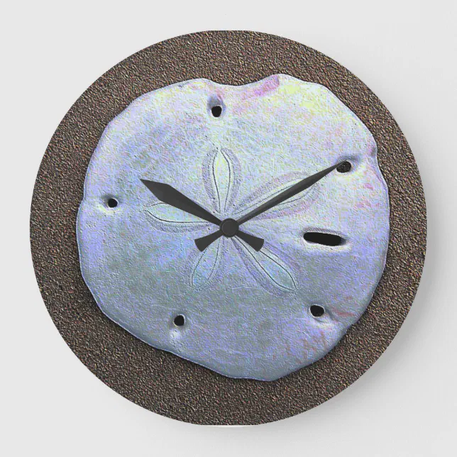sand dollar clock | Zazzle