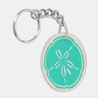 Sand Dollar Keychain | Zazzle