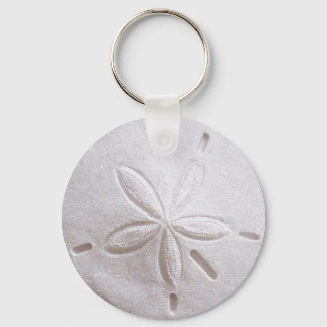 Sand Dollar Keychain by SRF | Zazzle