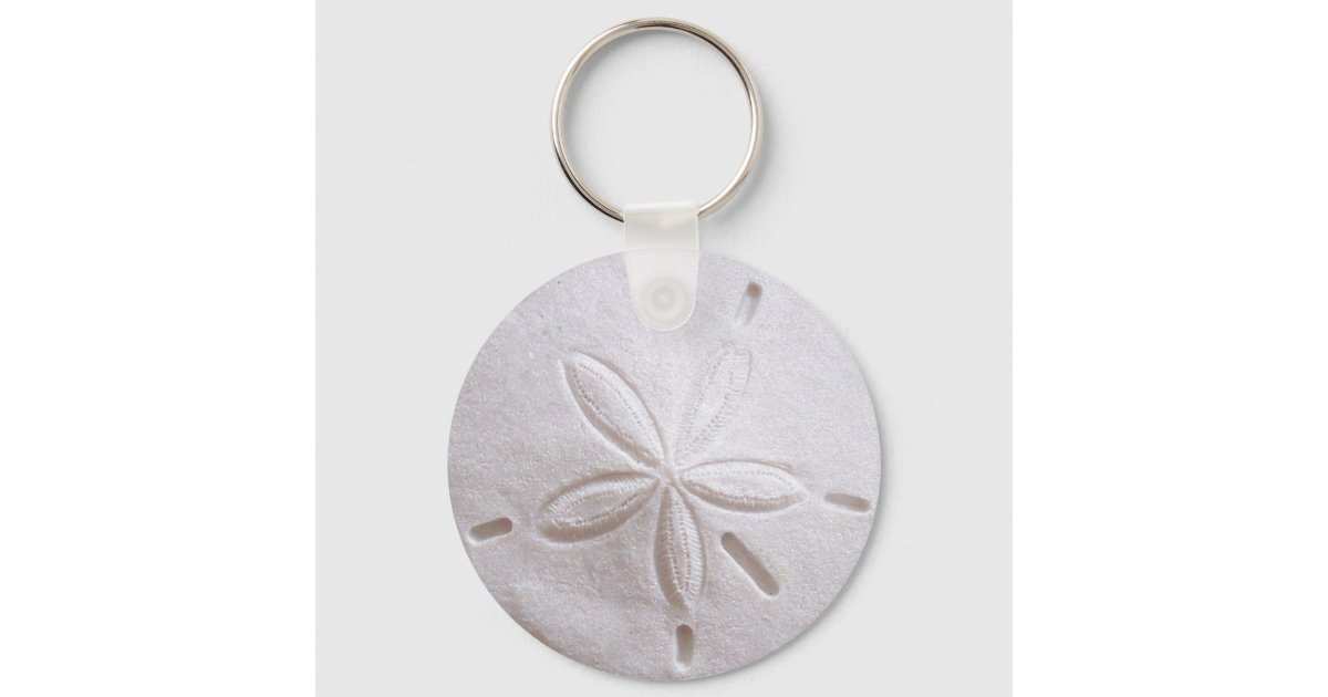 Sand Dollar Keychain by SRF | Zazzle