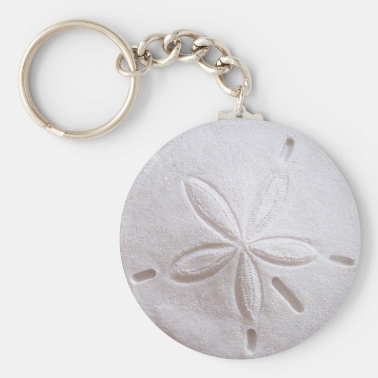 Sand Dollar Keychain by SRF | Zazzle
